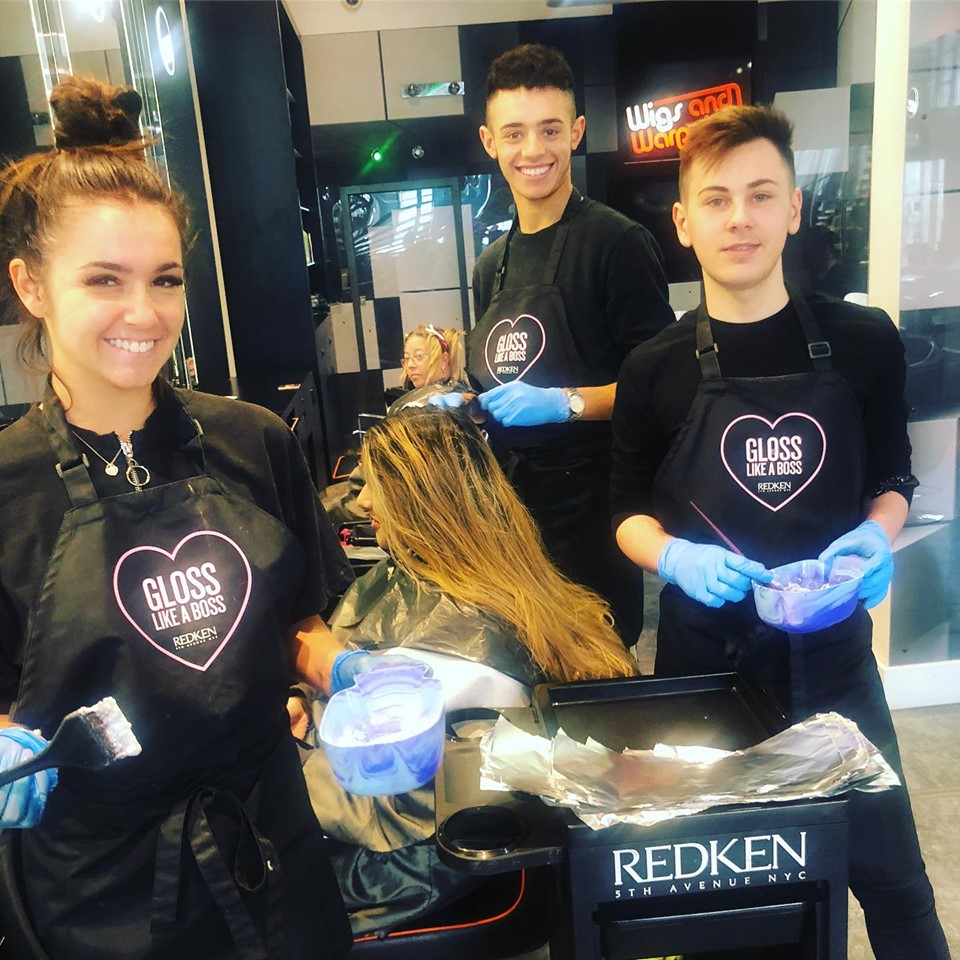Wigs & Warpaint Creative Team Have Redken Training in Leeds